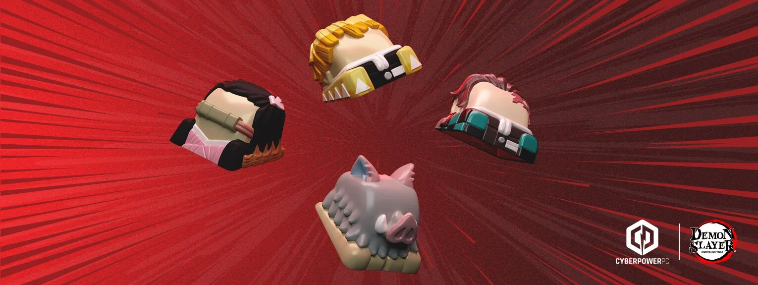 Coming Soon - CyberPowerPC x Demon Slayer Keycaps - CyberPowerPC
